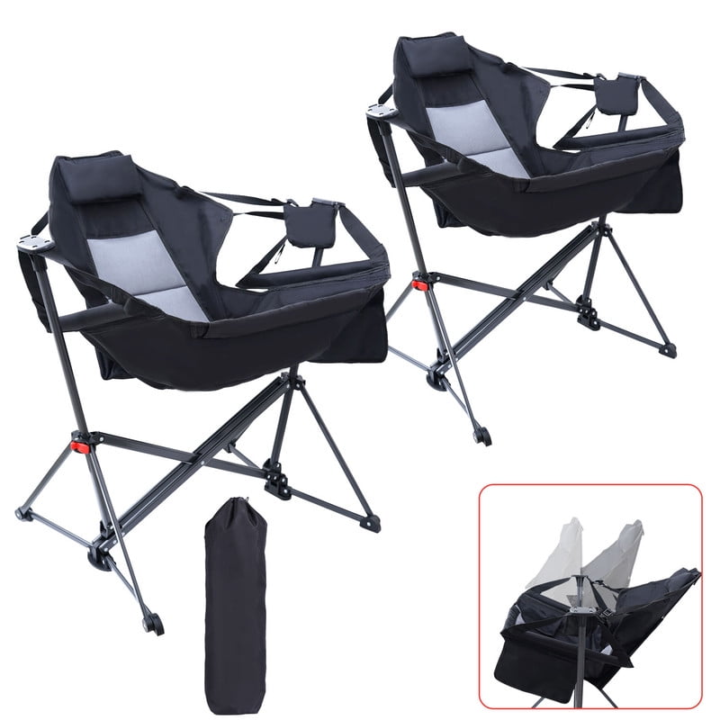 Portable Hammock Chair, Lightweight Rocking Camping Chair with ...