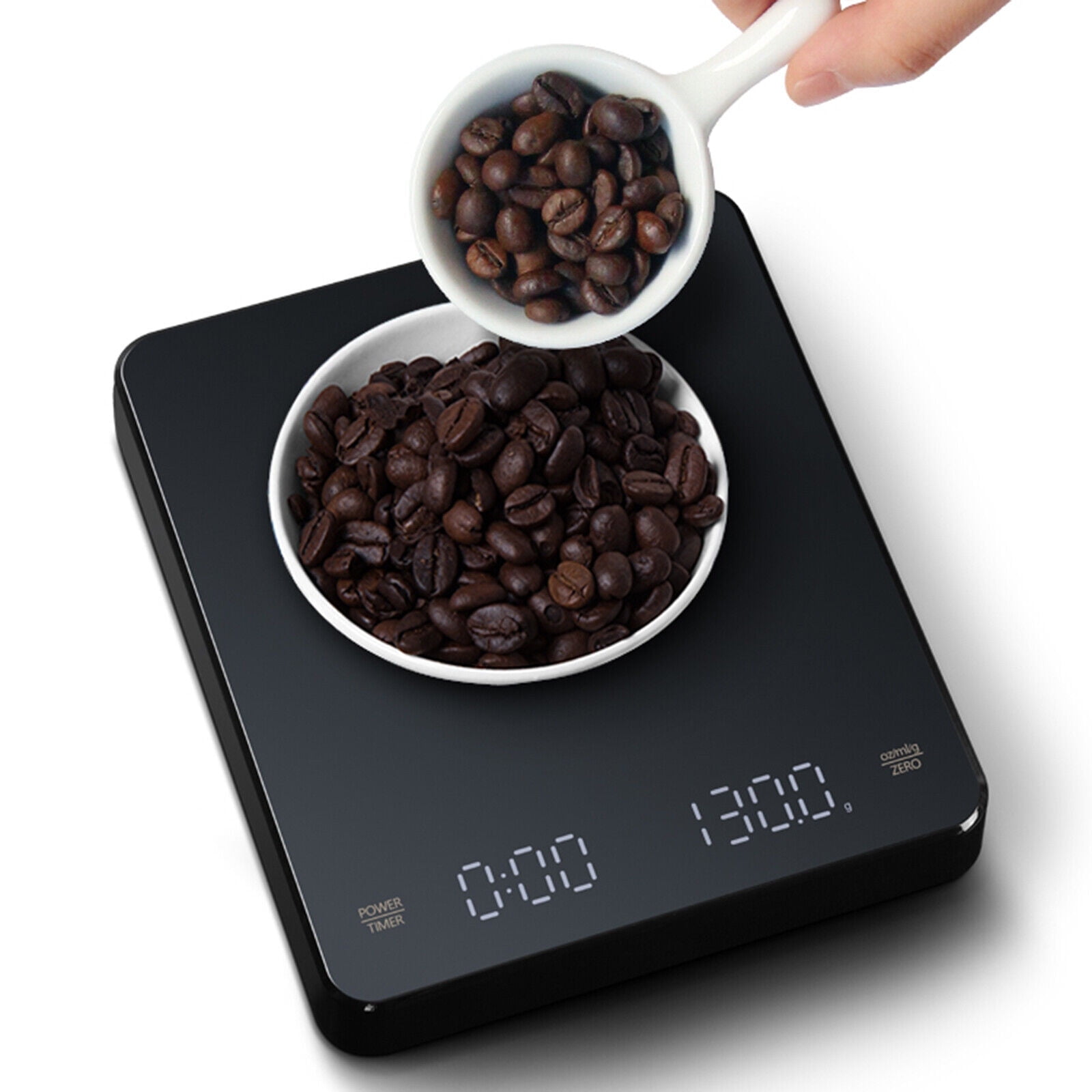 Portable Hand-Brewed Coffee Scale, 3Kg/0.1g Rechargeable Digital Drip ...