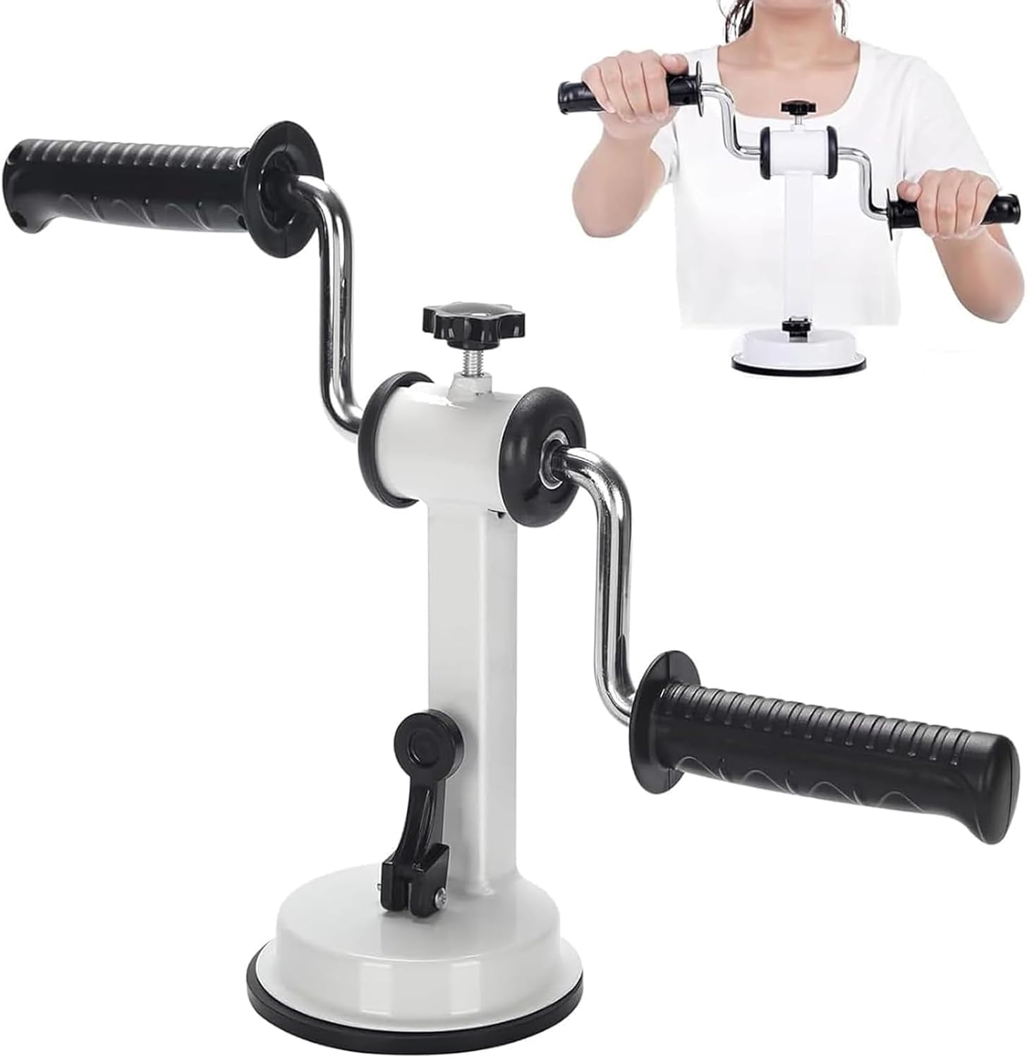Portable Hand Cranked Arm Exerciser, Upper Limb Rehabilitation Training ...