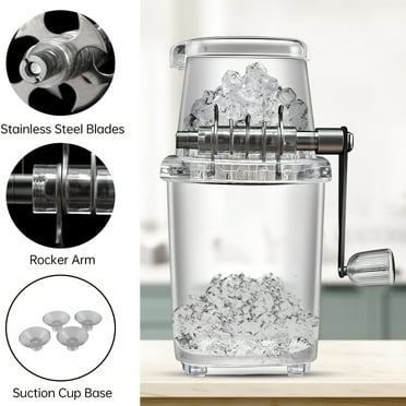 Fox Valley Traders Miles Kimball Manual Hand Crank Portable Ice Crusher ...