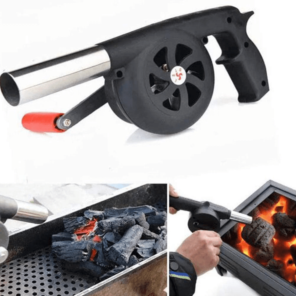Portable Hand-Operated Blower For BBQ, Camping, And Fire Making ...