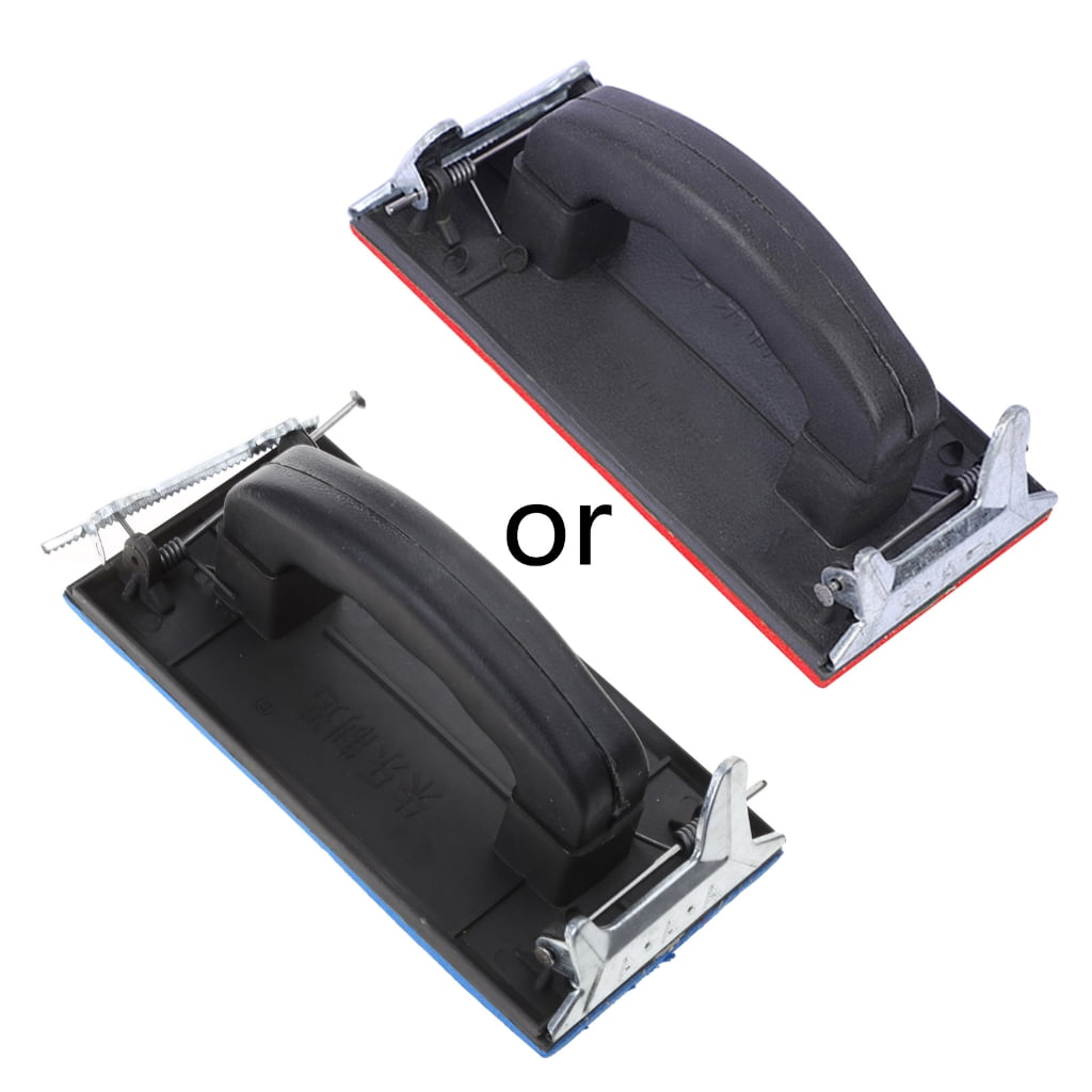 Portable Hand Sander with Handle Manual Sandpaper Holder Lightweight ...