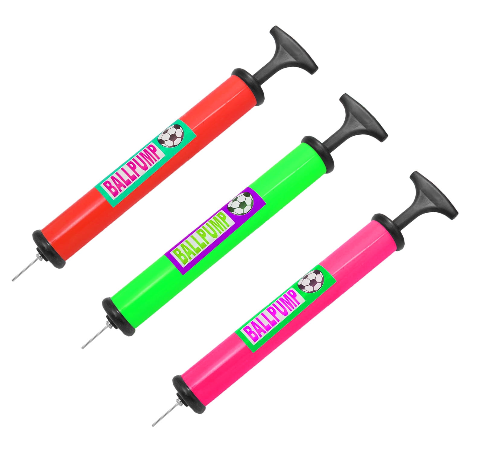 Portable Hand Sports Air Pump W/ Pin Needle Basketball Football Soccer ...