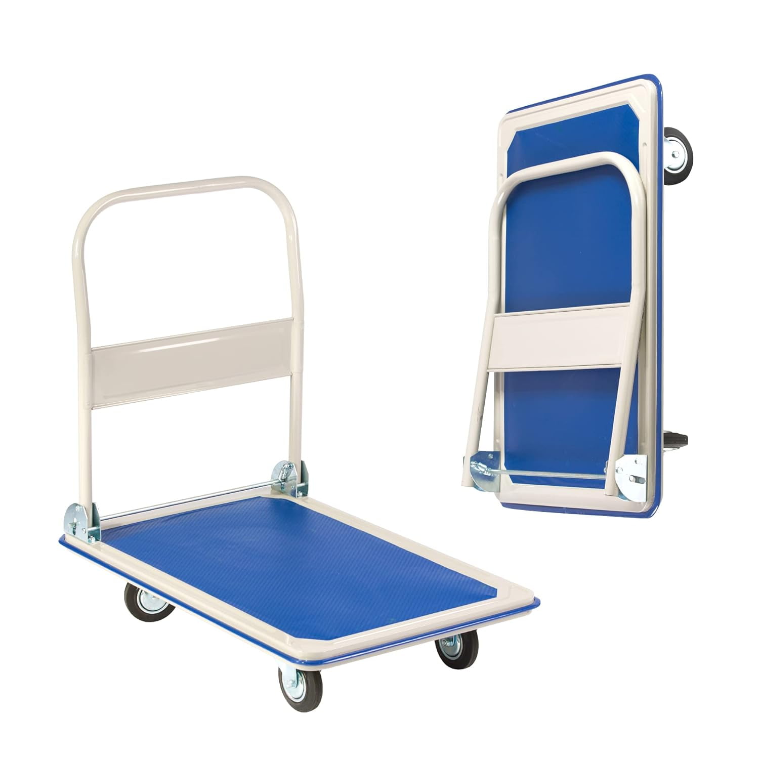 Portable Hand Truck, Folding Platform Truck Dolly with 360 Degree ...