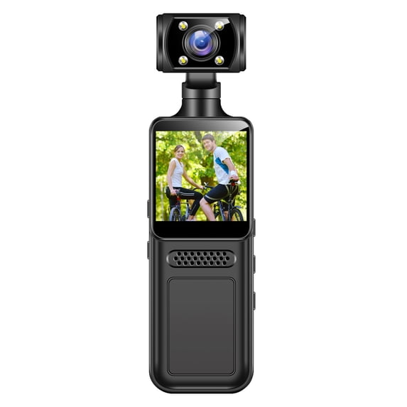 Portable Handheld 4K Pocket Camera 180 Degree Rotating Camera Portable ...