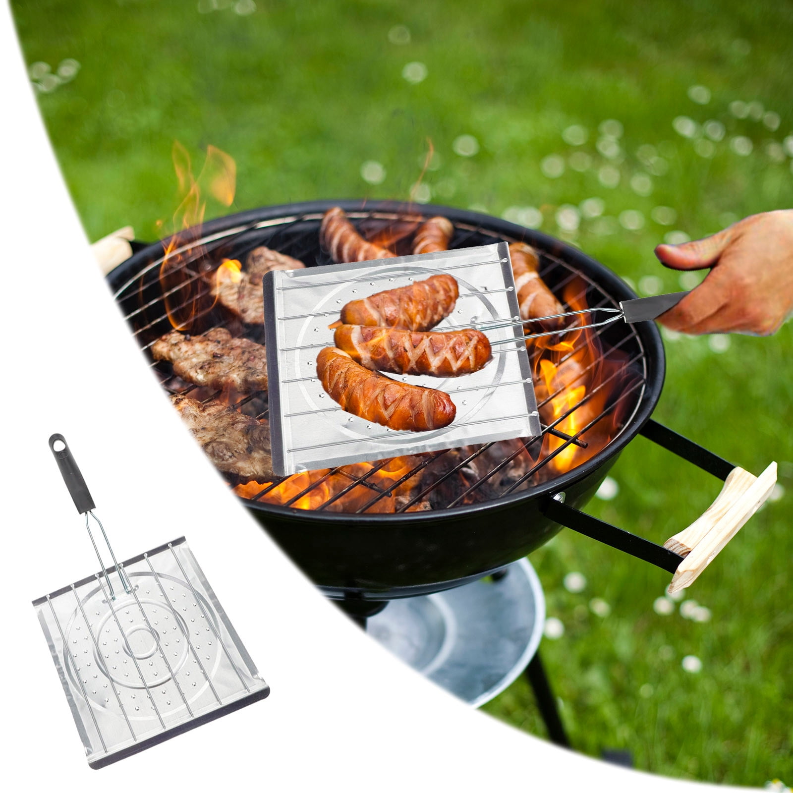 Portable Hand Held Toaster with Instant Heat Control Foldable Cooking ...