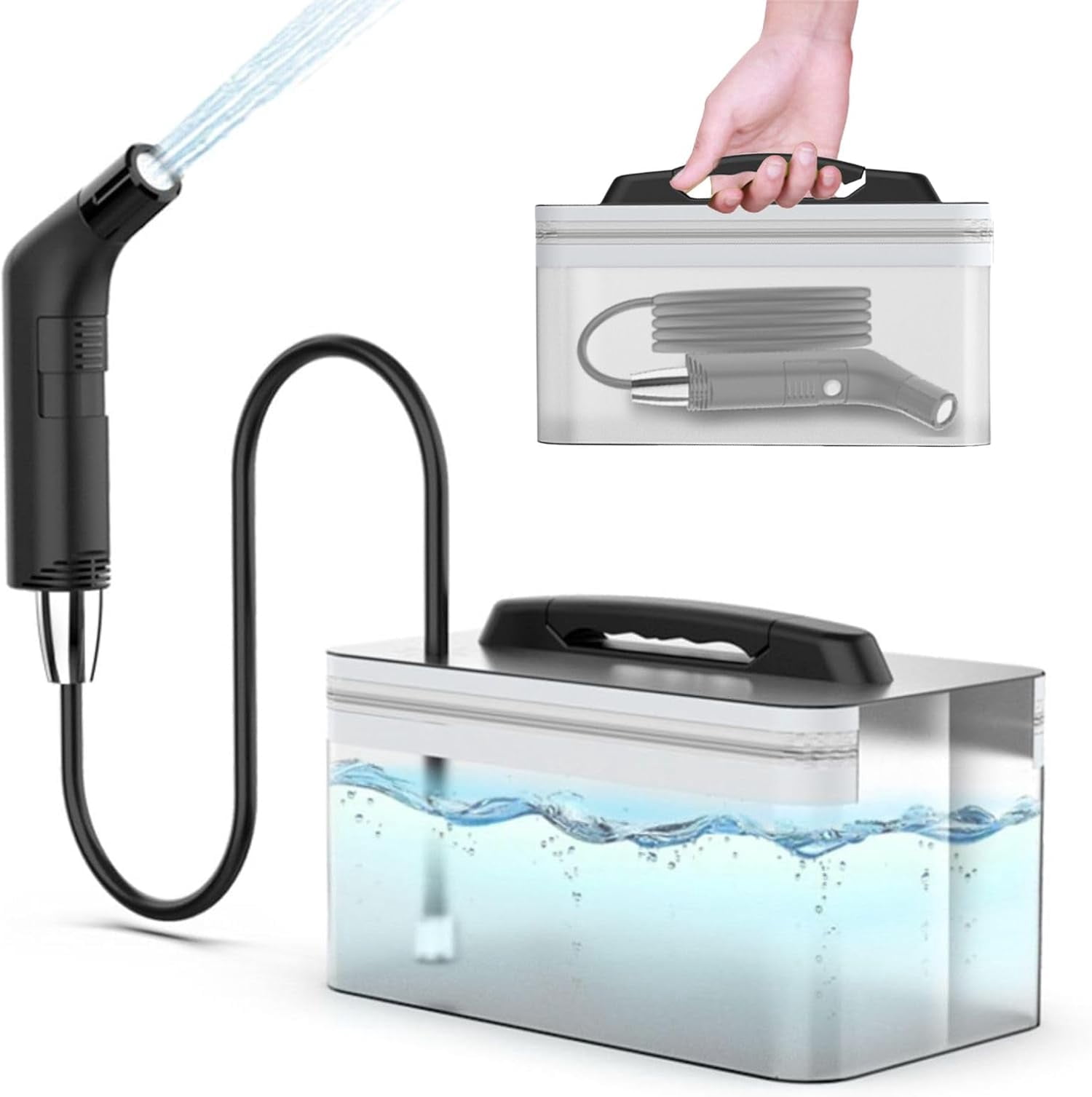 Portable Handheld Bidet Sprayer, Handheld Electric Sprayer Kit ...