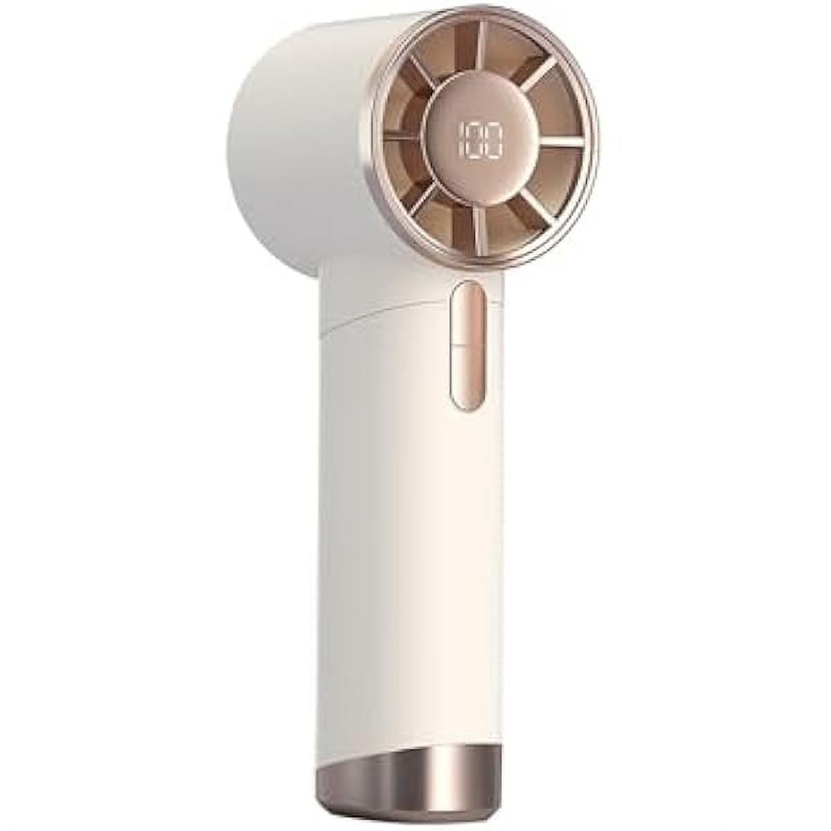 Portable Handheld Fan, 1-100 Speeds Adjustable Turbo Mini Fan with LED ...