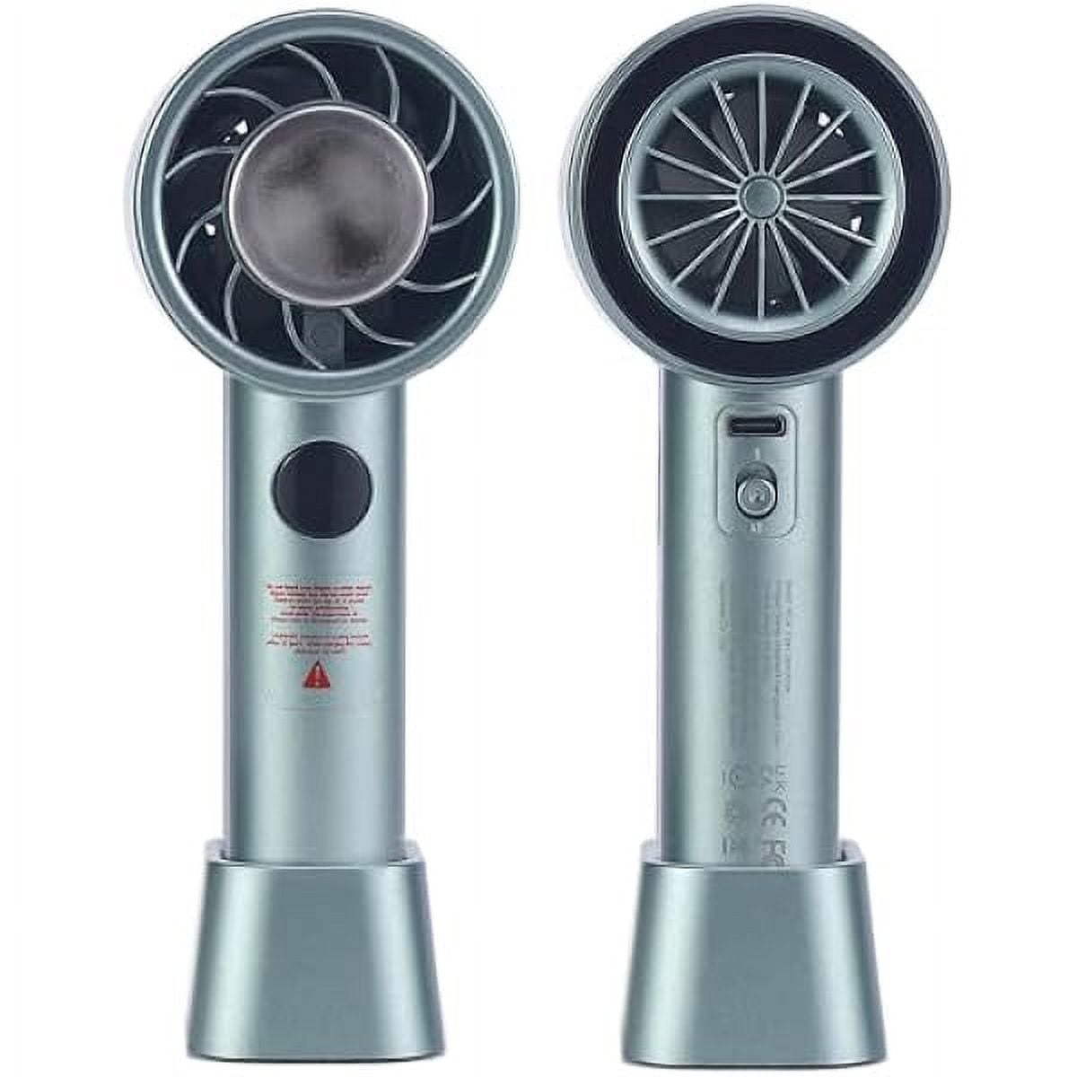 Portable Handheld Fan, 3600mAh Powerful Mini Cooling Turbo Fan, 15H Max ...