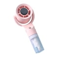 Portable Handheld Fan 500mah Rechargeable Water Sprayer Mist Small ...