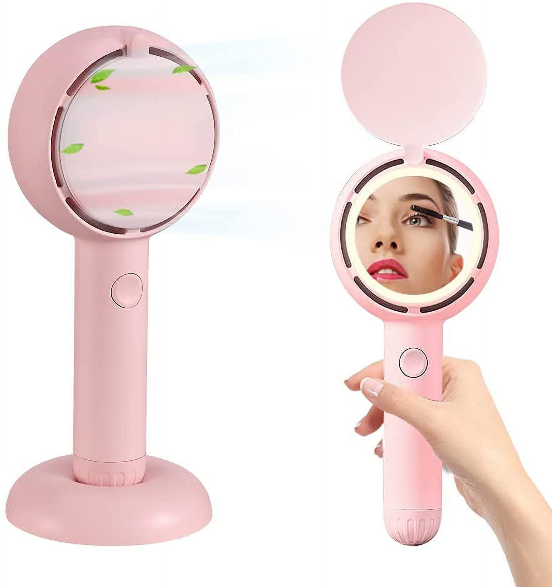 Portable Handheld Fan. Bladeless Rechargeable Hand Fan with Battery ...