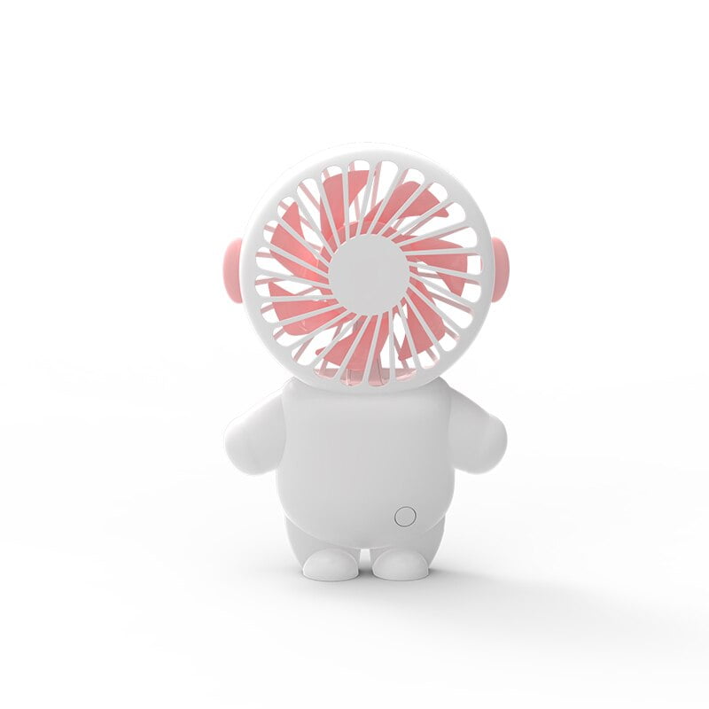 Portable Handheld Fan Cartoon Charging Model Large Wind Dormitory ...