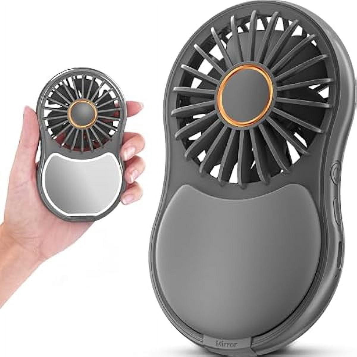 Portable Handheld Fan - Face Fan for Skincare with 3-Speed, USB-C ...