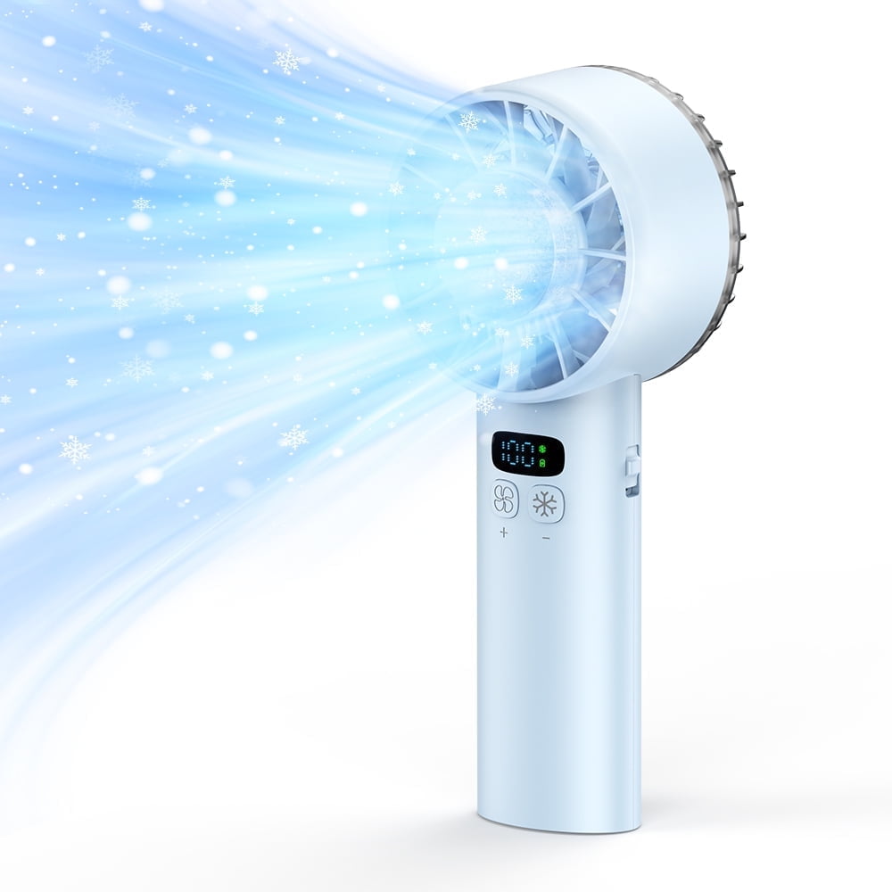 Dearbeauty Portable Handheld Fan, Ice Cooling 5200mAh, 15000 RPM, Mini ...