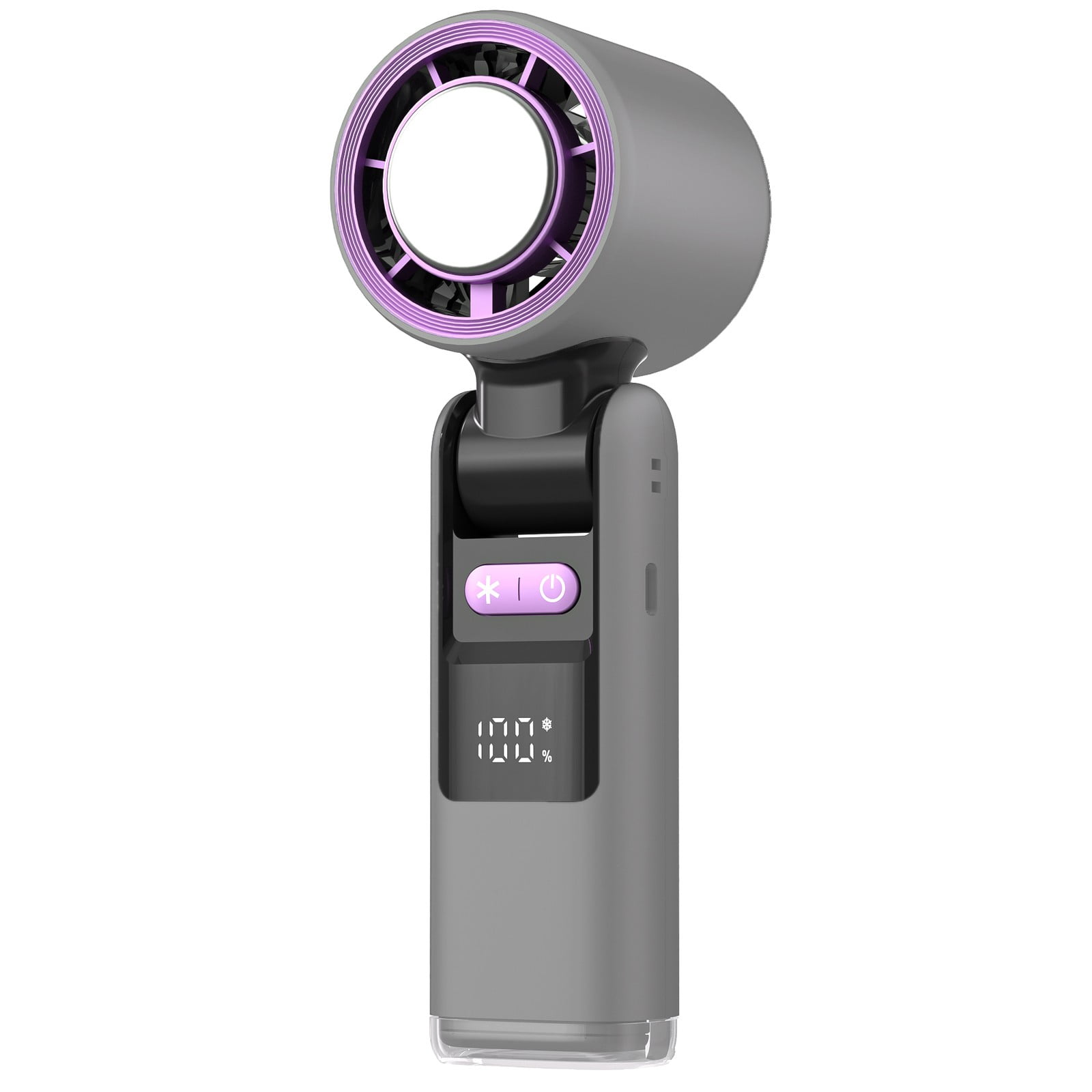 Portable Handheld Fan with Ice Cooling Plat Speed (1-100) Adjustable ...