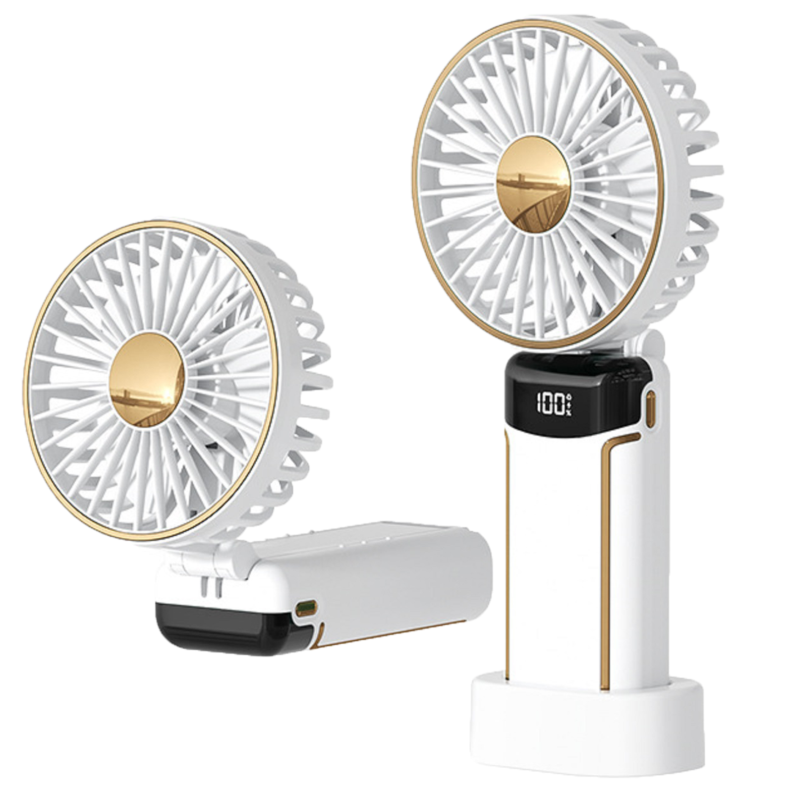 Wovilon Usb Mini Wind Power Handheld Clip Fan Convenient And Ultra ...