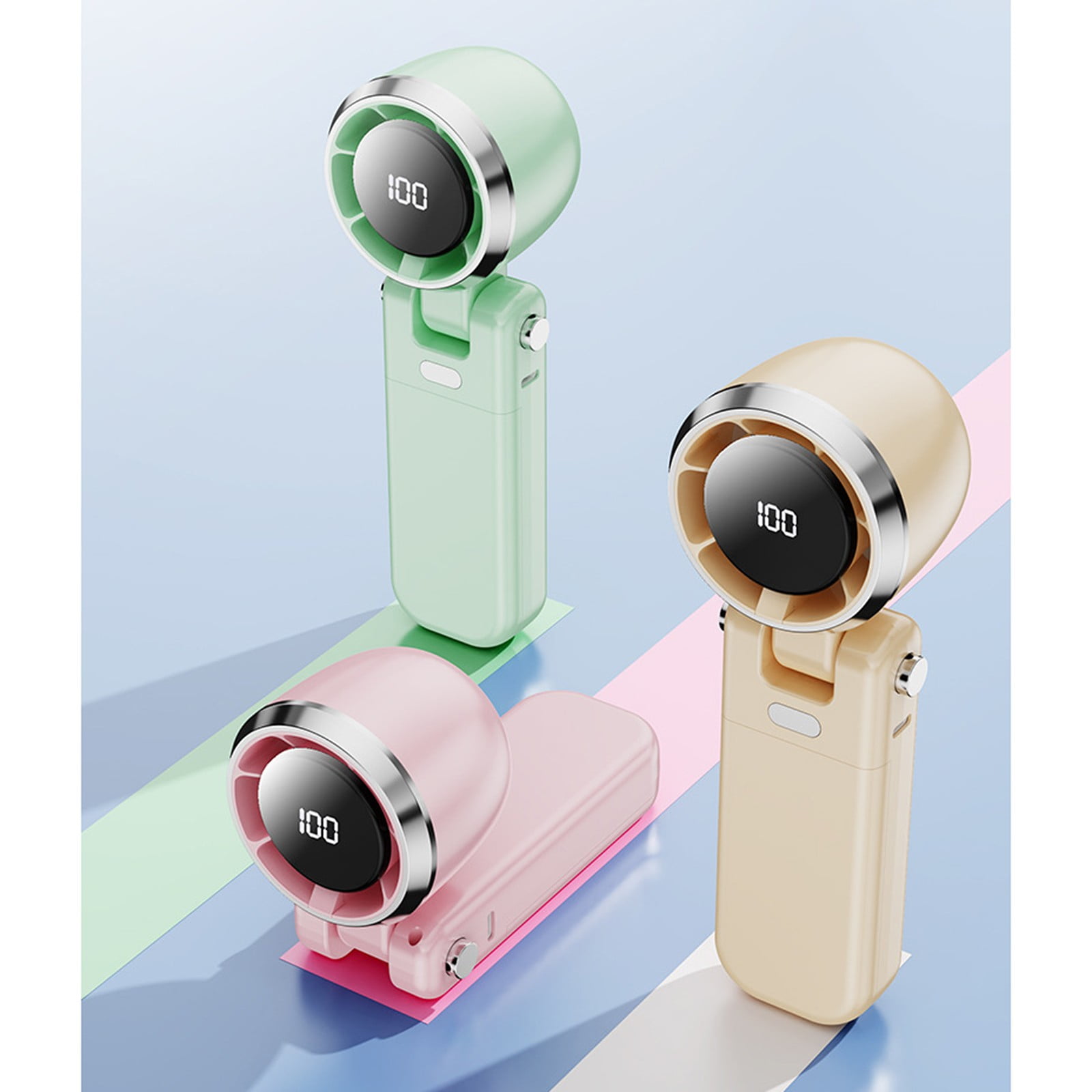 Portable Handheld Fan Silent, Mini Fan Handheld, High-Speed Turbo ...