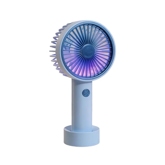 Portable Handheld Fan with USB Rechargeable Battery, Quiet Wind ...