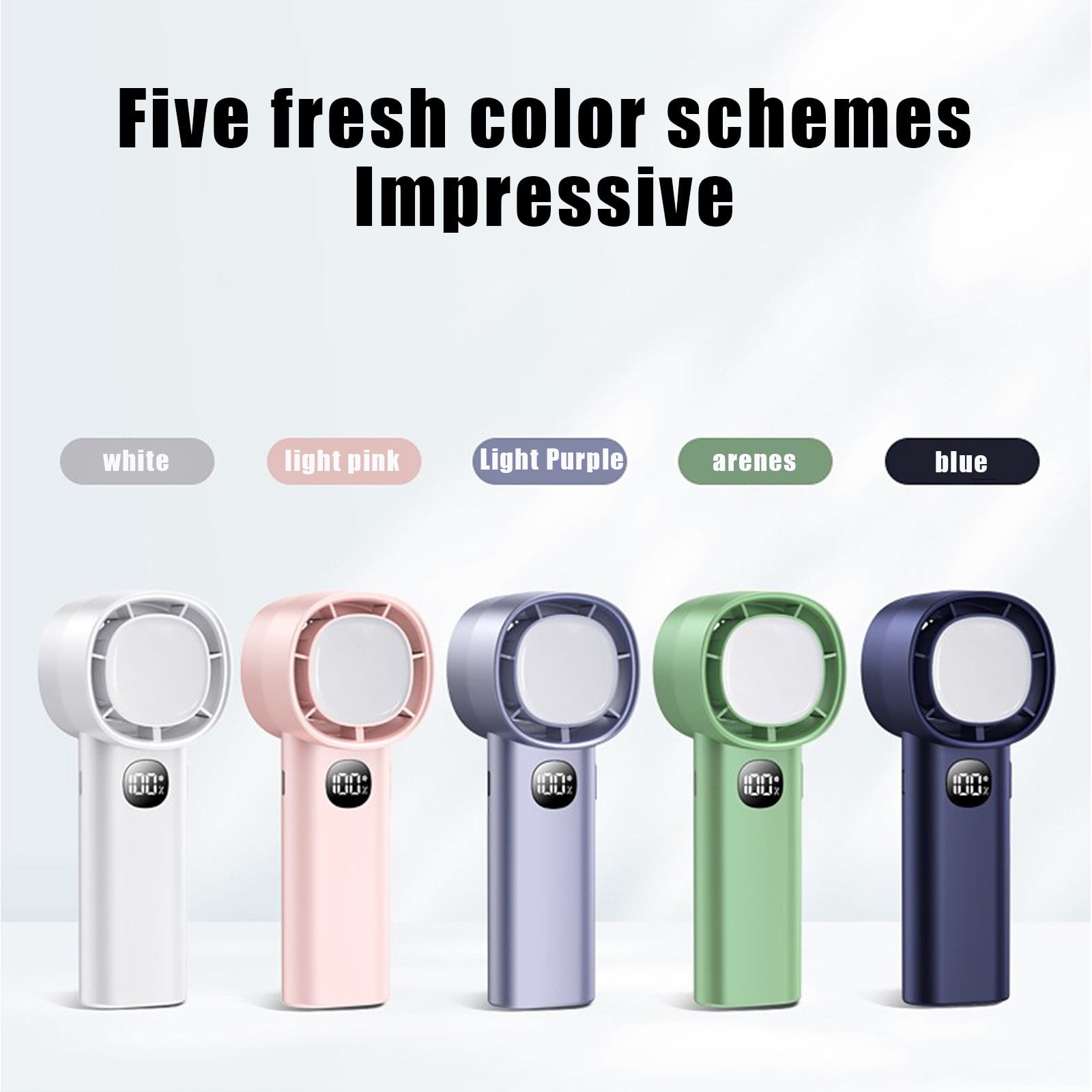 Portable Handheld Fans Multi Pack, Mini Fan Handheld High-Speed Turbo ...