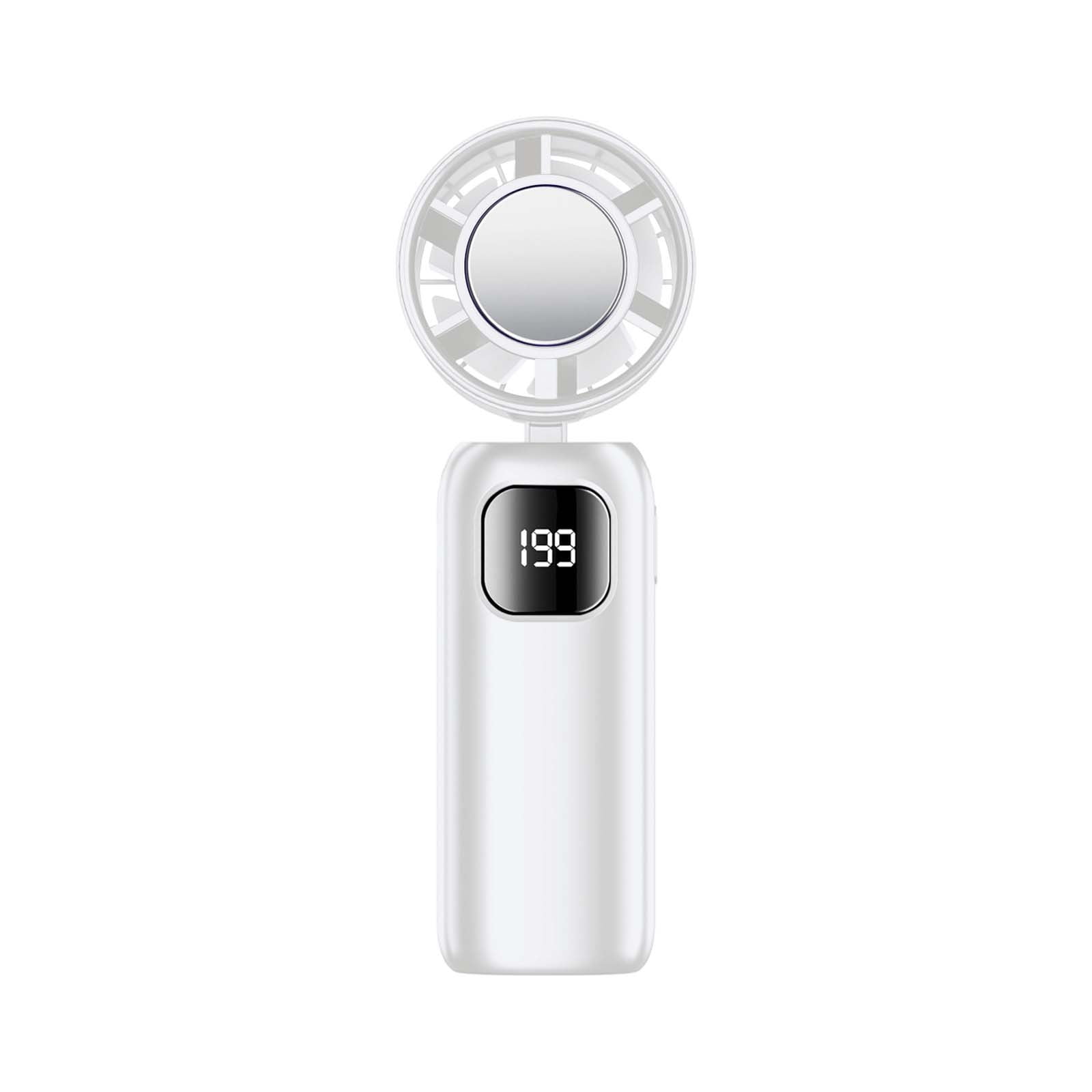 Portable Handheld Ice Fan USB Fan with 29000 and 190 Speed Settings ...