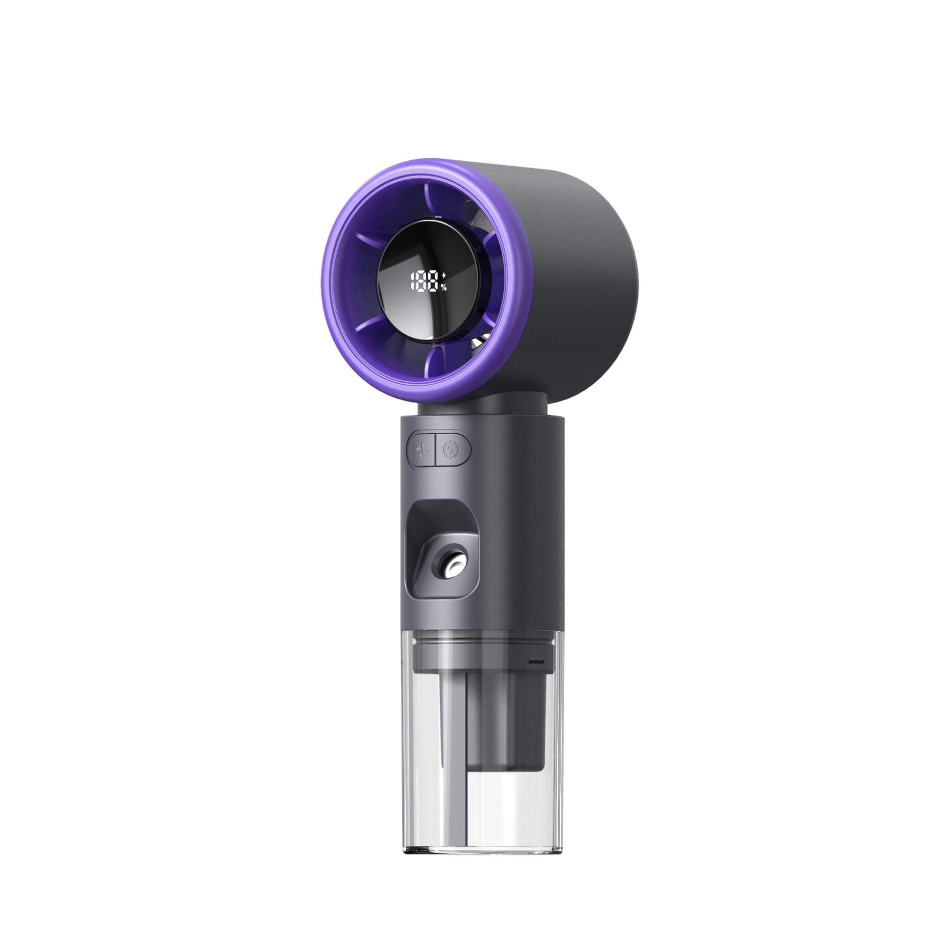 Portable Handheld Misting Fan, 2 in1 Rechargeable Mini Turbo Fans, 5 ...