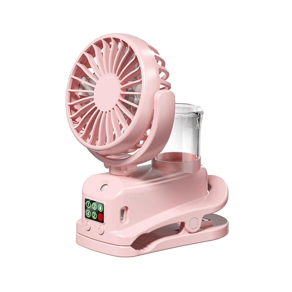 Portable Handheld Misting Fan,Humidifier Mist Table Fans with 4 Speeds ...