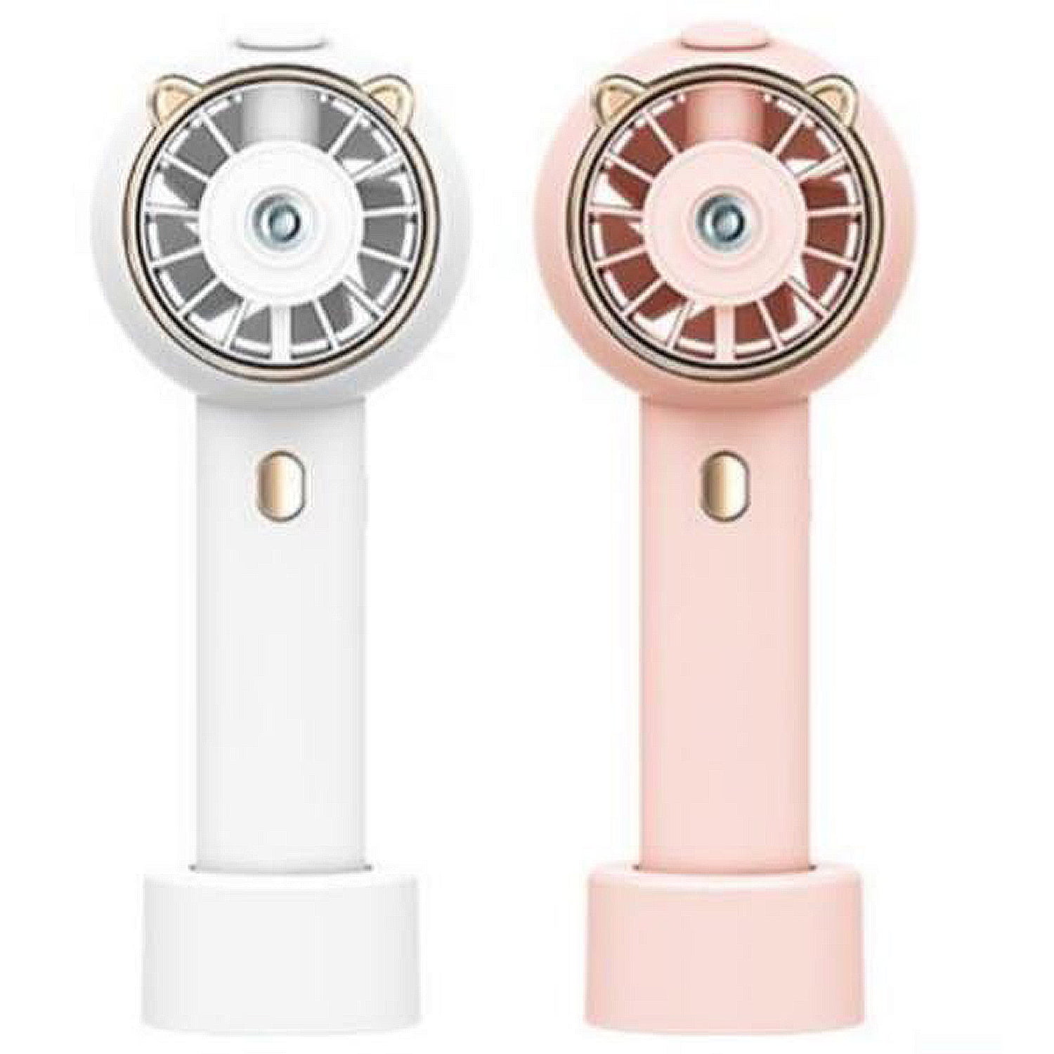 Portable Handheld Misting Fan - Rechargeable Battery Operated Spray ...