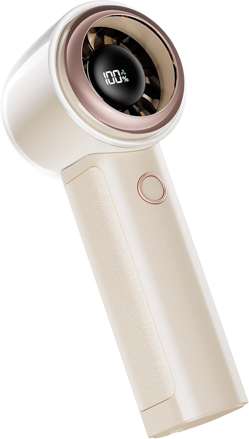 Portable Handheld Personal Cool Fan for Travel - 4000mAh Rechargeable ...