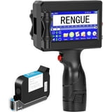 Portable Handheld Printer Gun - 4.3" Mobile Touch Screen Inkjet Label ...