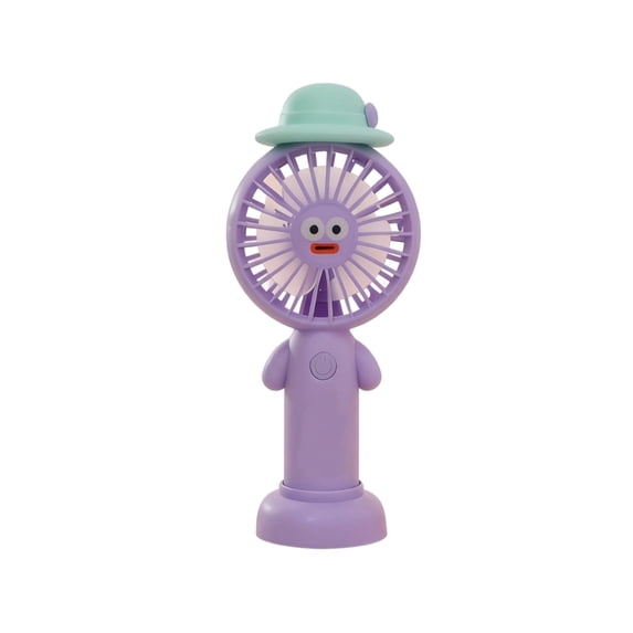 Portable Handheld Rechargeable Mini Personal Fan with Cartoon Character ...