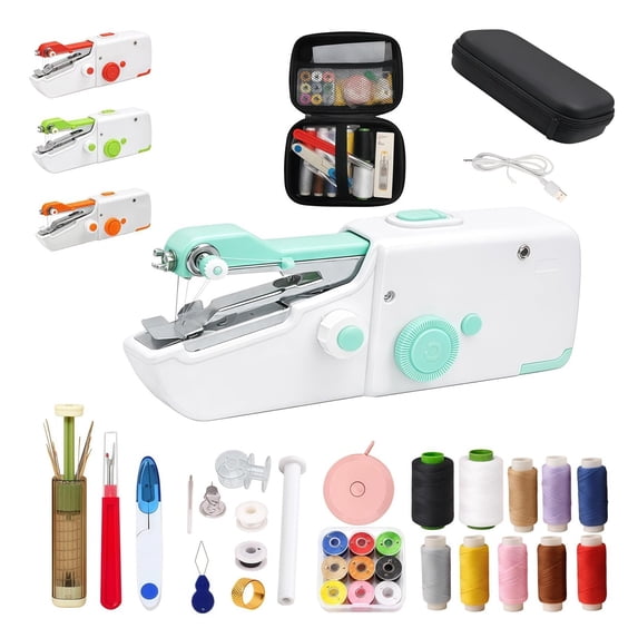 Portable Handheld Sewing Machine, Mini Rechargeable Sewing Tool for ...