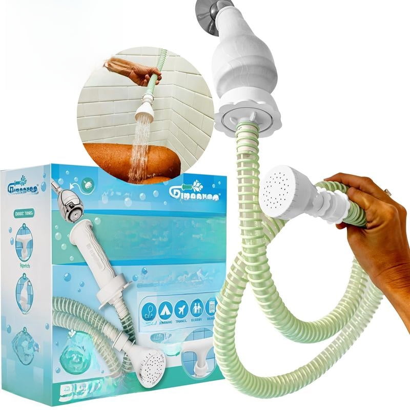 Portable Handheld Shower Hose - Slip-On Personal Bather with Adjustable ...