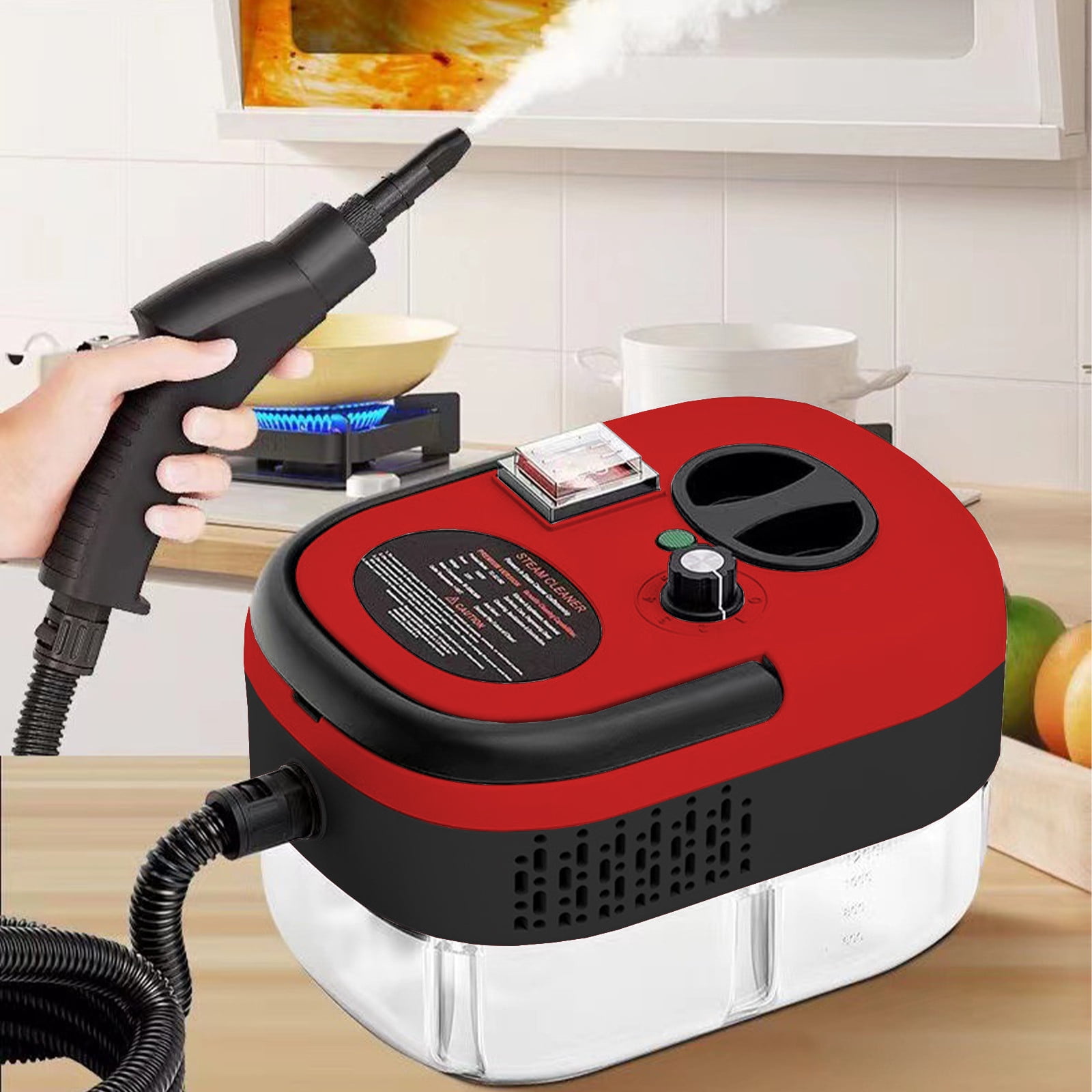 Portable Handheld Steam Cleaner, 2500W High Temperature Pressurized ...