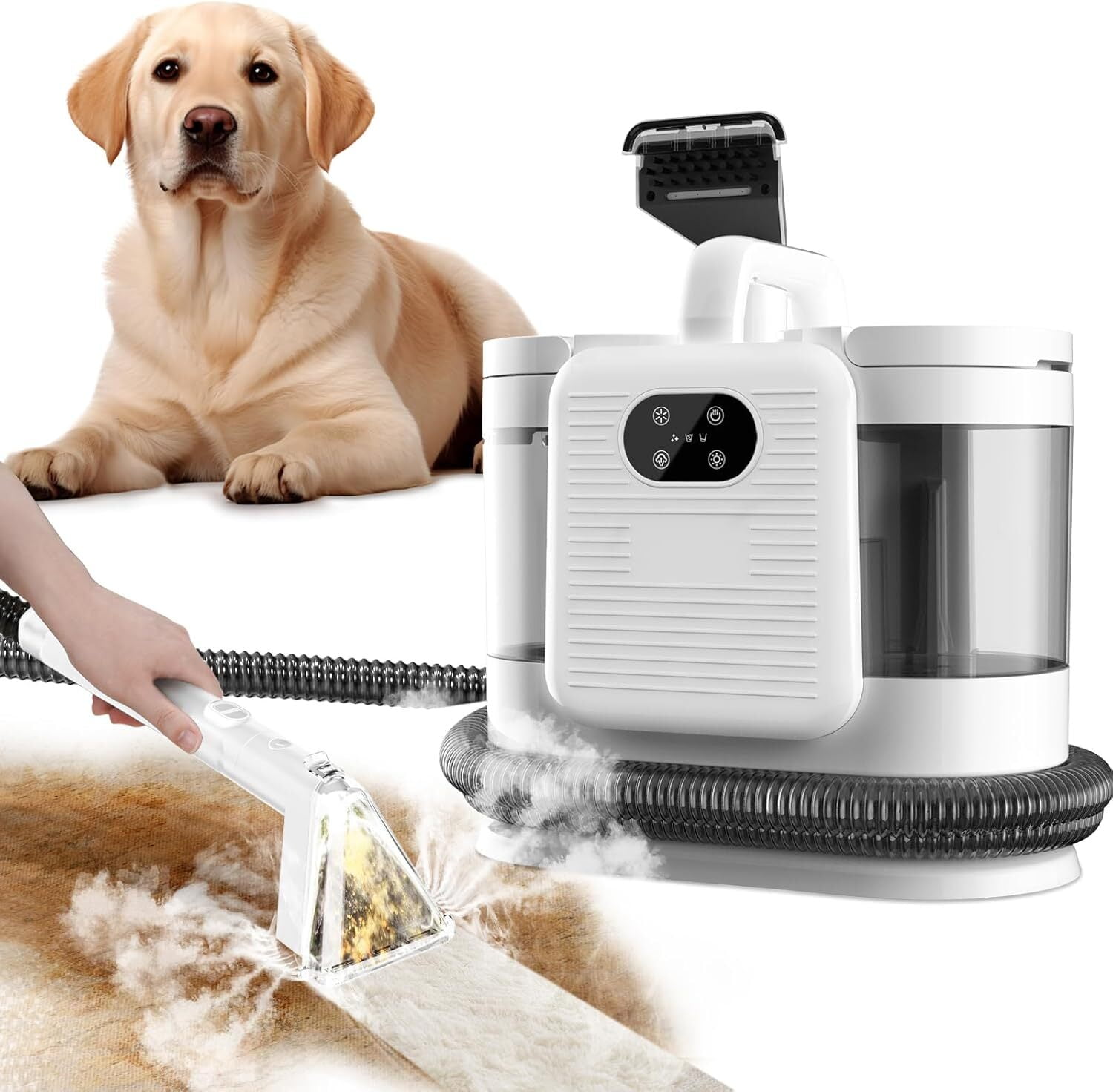 OMESER Steam Portable Carpet and Upholstery Cleaner Deep Couch Cleaner ...