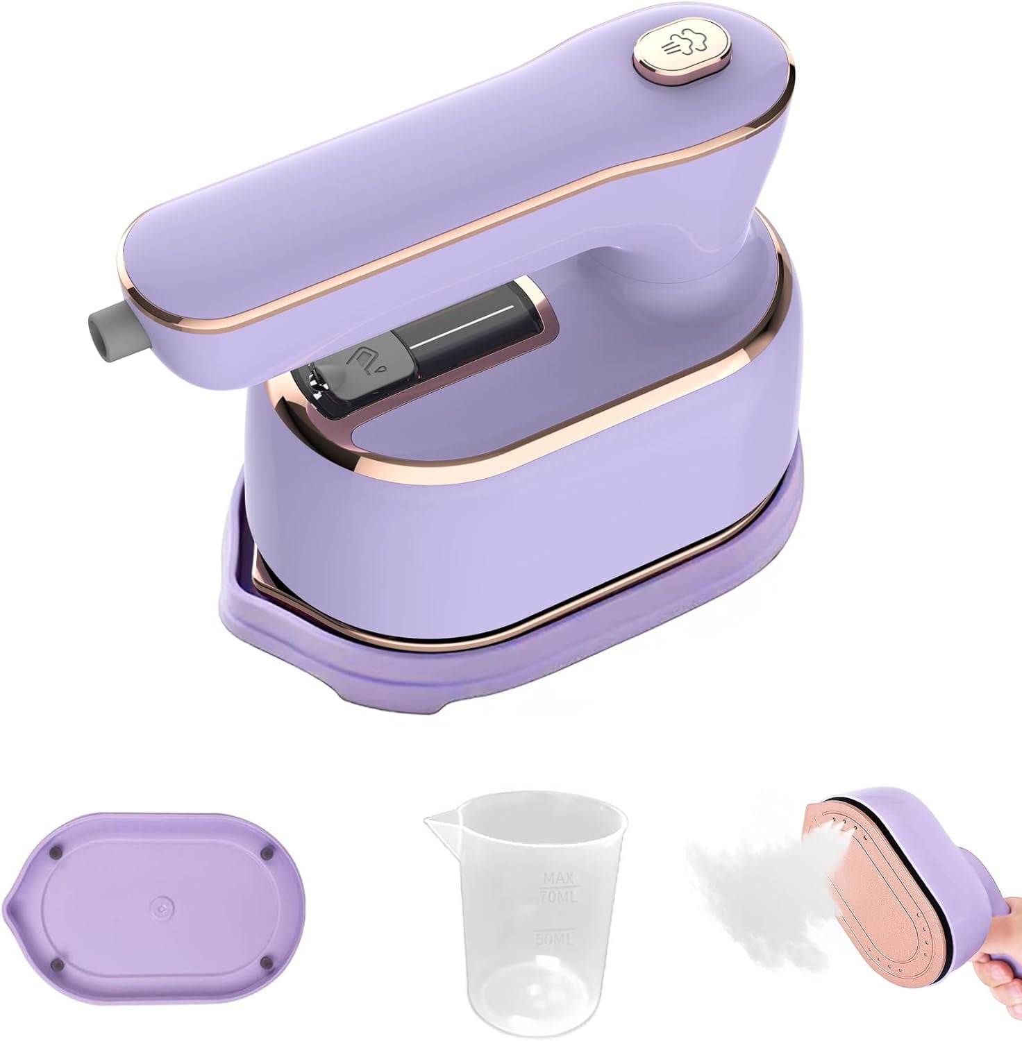 Portable Handheld Steamer for Clothes, 2-in-1 Ironing & Steaming,180 ...
