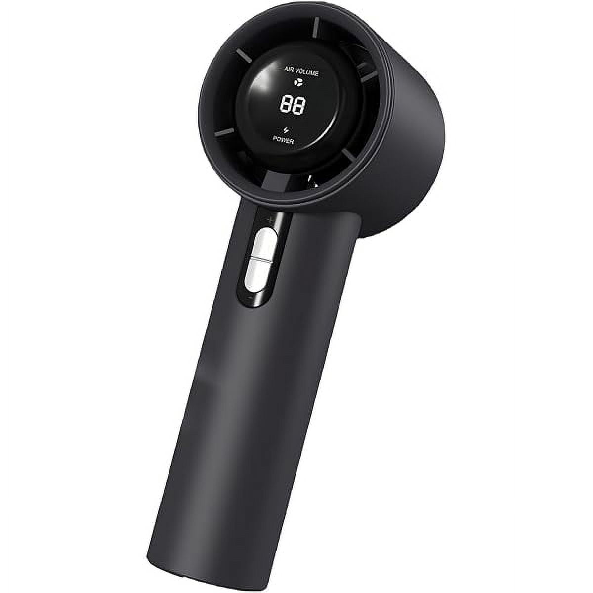 Portable Handheld Turbo Fan - 100 Speeds Adjustable USB Rechargeable ...