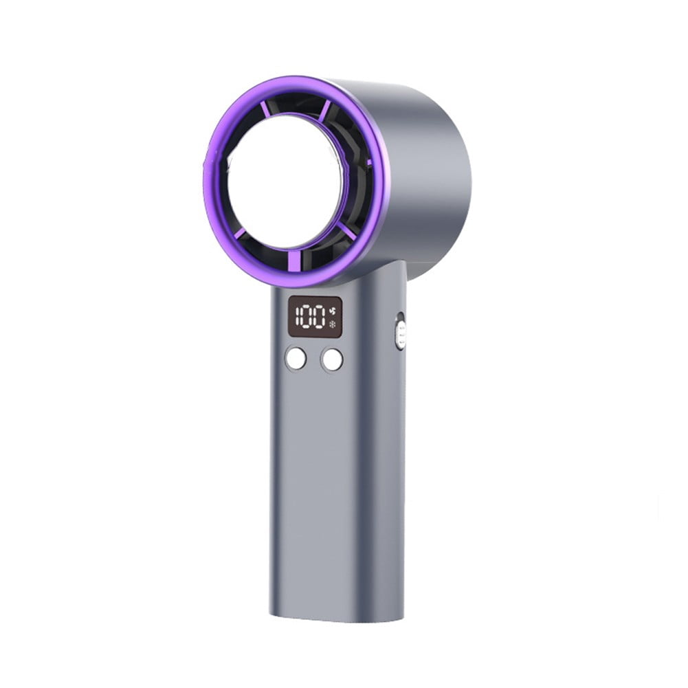 Portable Handheld Turbo Fan 100 Wind Speeds Adjustable Mini Personal ...