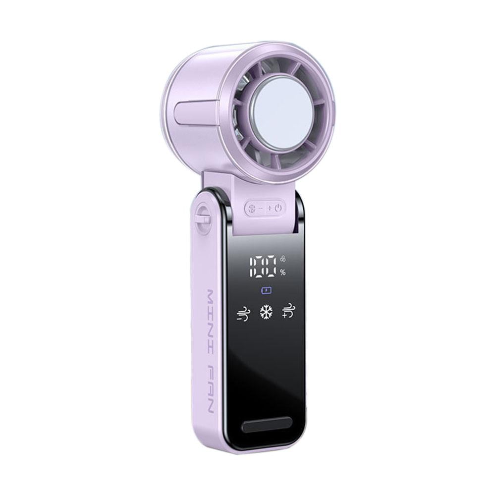 Portable Handheld Turbo Fan, 5 Gear Wind, Battery Operated, Up to 12 ...