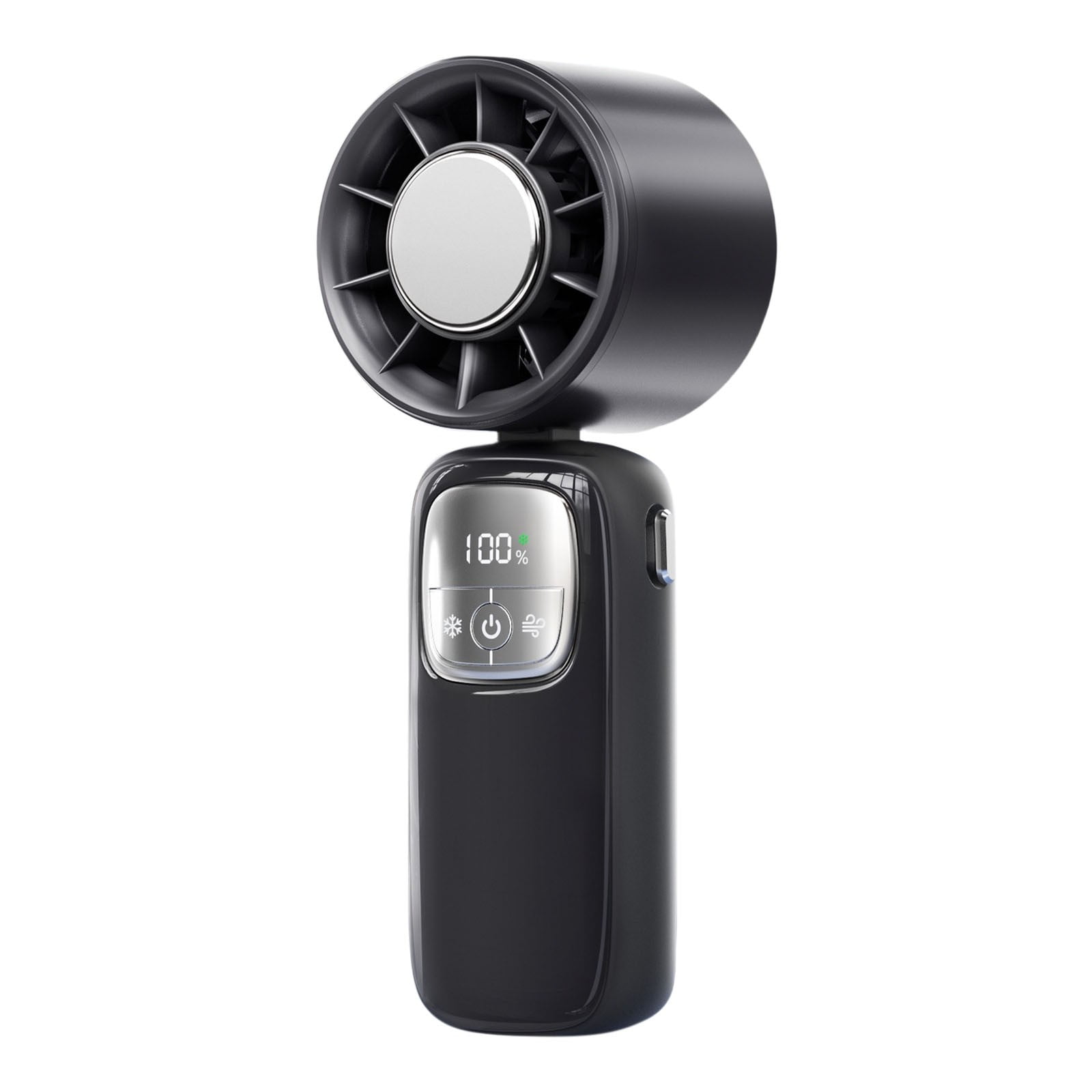 Portable Handheld Turbo Fan Battery Operated 3 in 1 Multifunction Personal Travel Fan 5 Speed ...