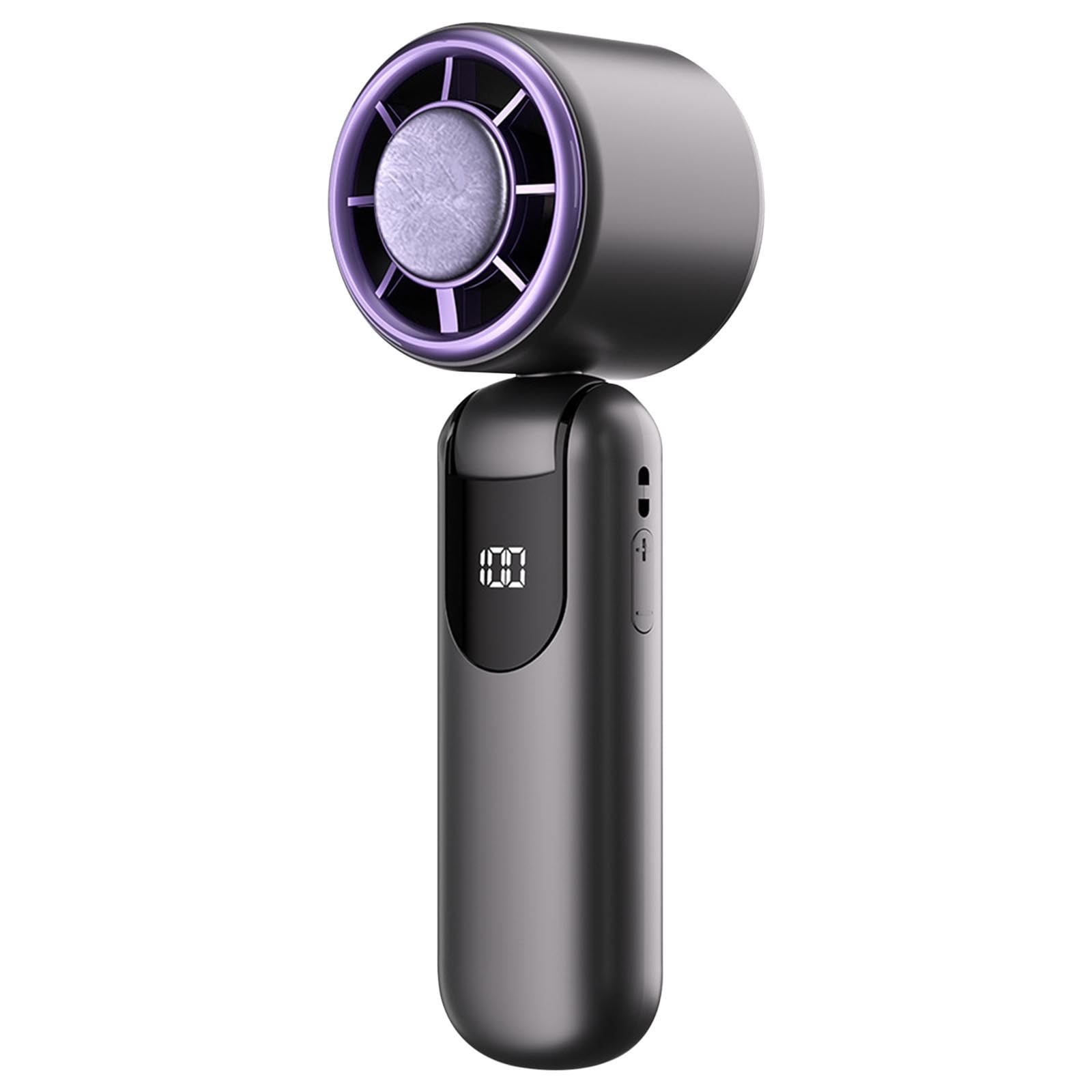 Portable Handheld Turbo Fan with Cooling Plate, 1–100 Stepless Speeds ...