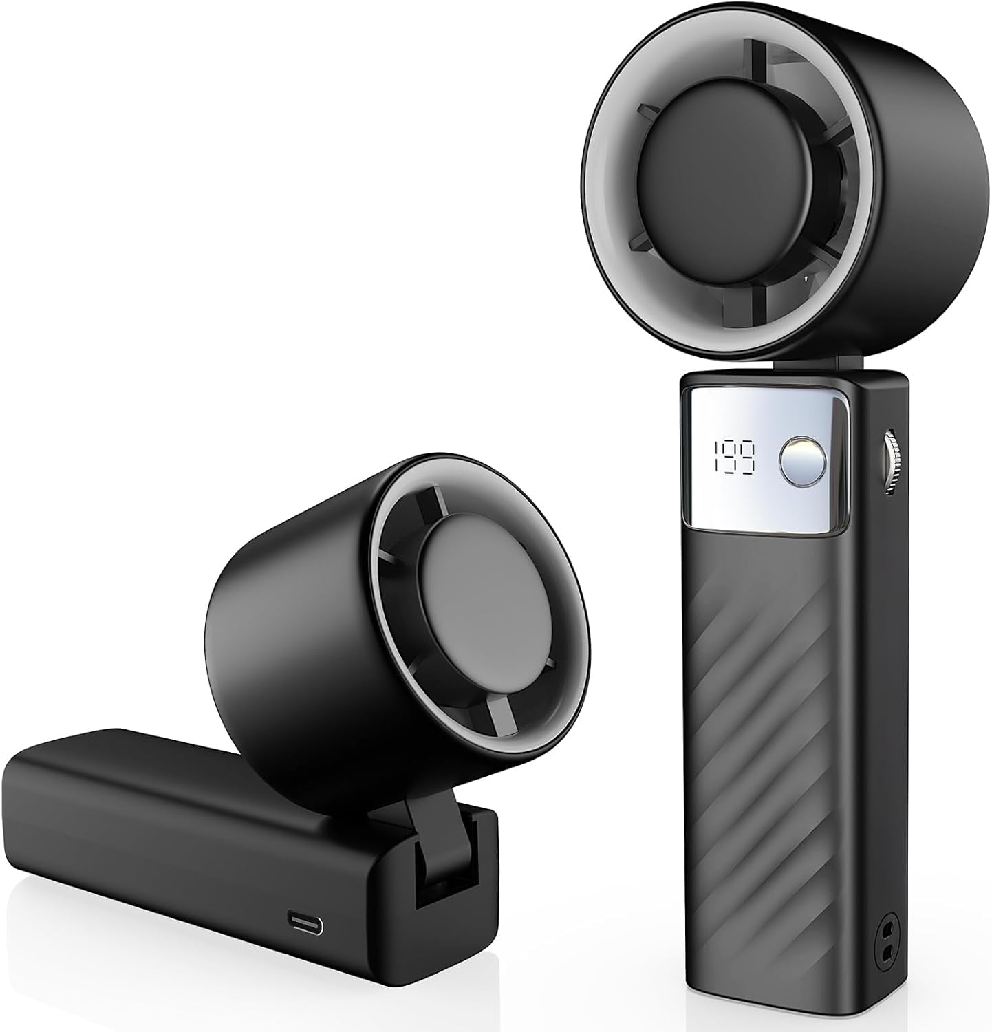 Portable Handheld Turbo Fan - Foldable Mini Fan with Air Turbo Tech, 1 ...