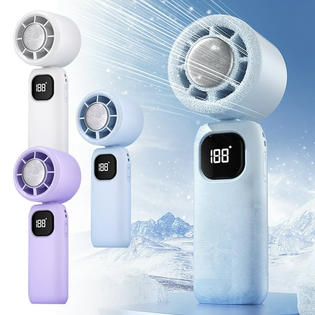 Portable Handheld Turbo Fan - Foldable Mini Fan with Air Turbo Tech ...