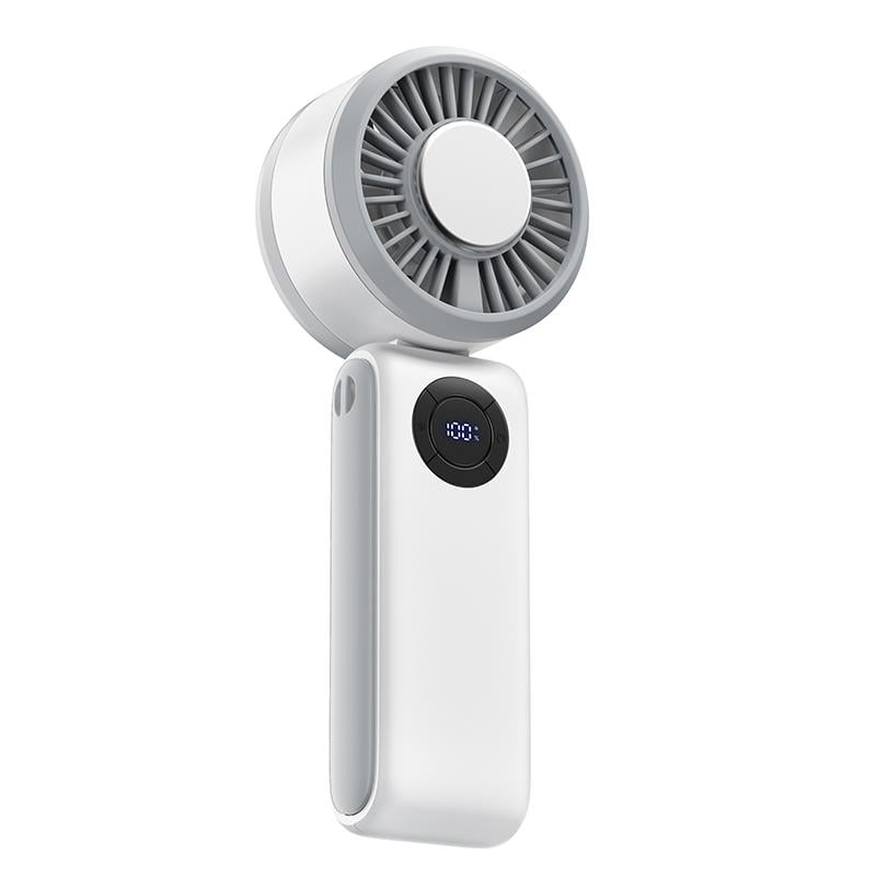 Portable Handheld Turbo Fan With Ice Cooling, 5 Gear Wind,4000mAh ...