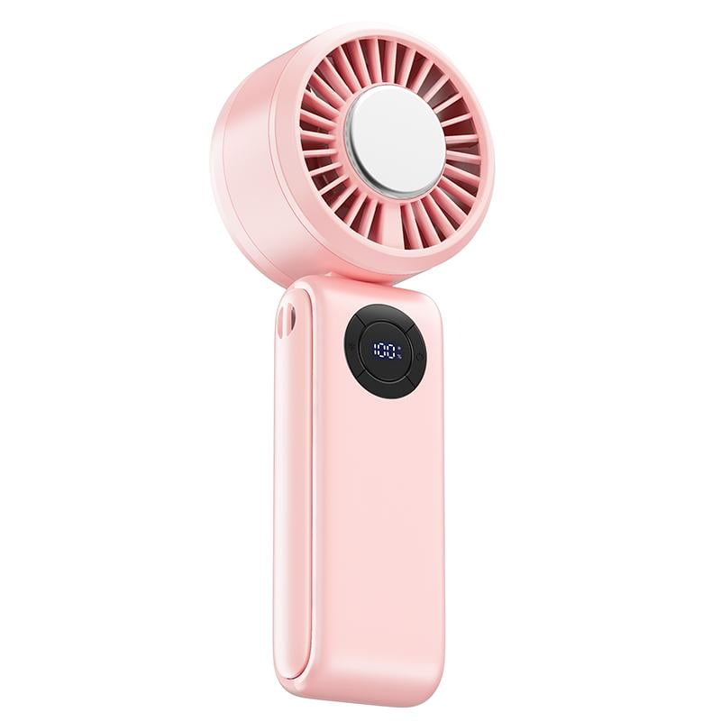 Portable Handheld Turbo Fan With Ice Cooling, 5 Gear Wind,4000mAh ...