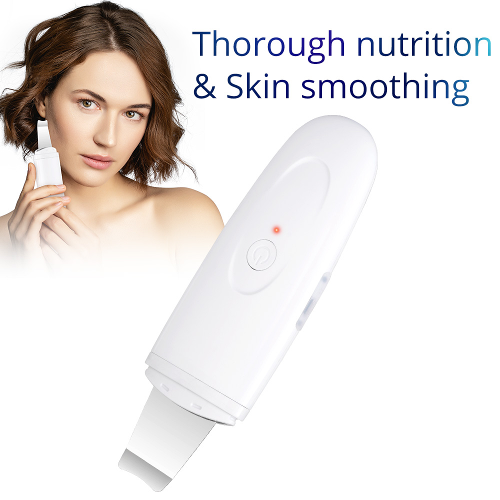 Portable Handheld Ultrasound Skin Scrubber Sound Wave Ion Device ...