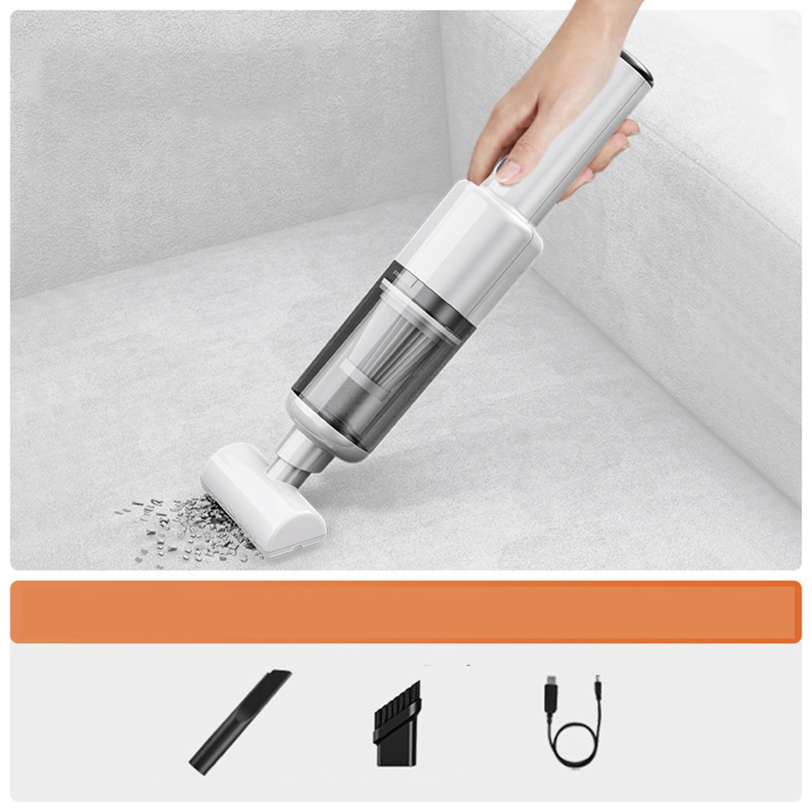Portable Handheld Vacuum Cleaner, Small Handheld Rechargeable Car ...
