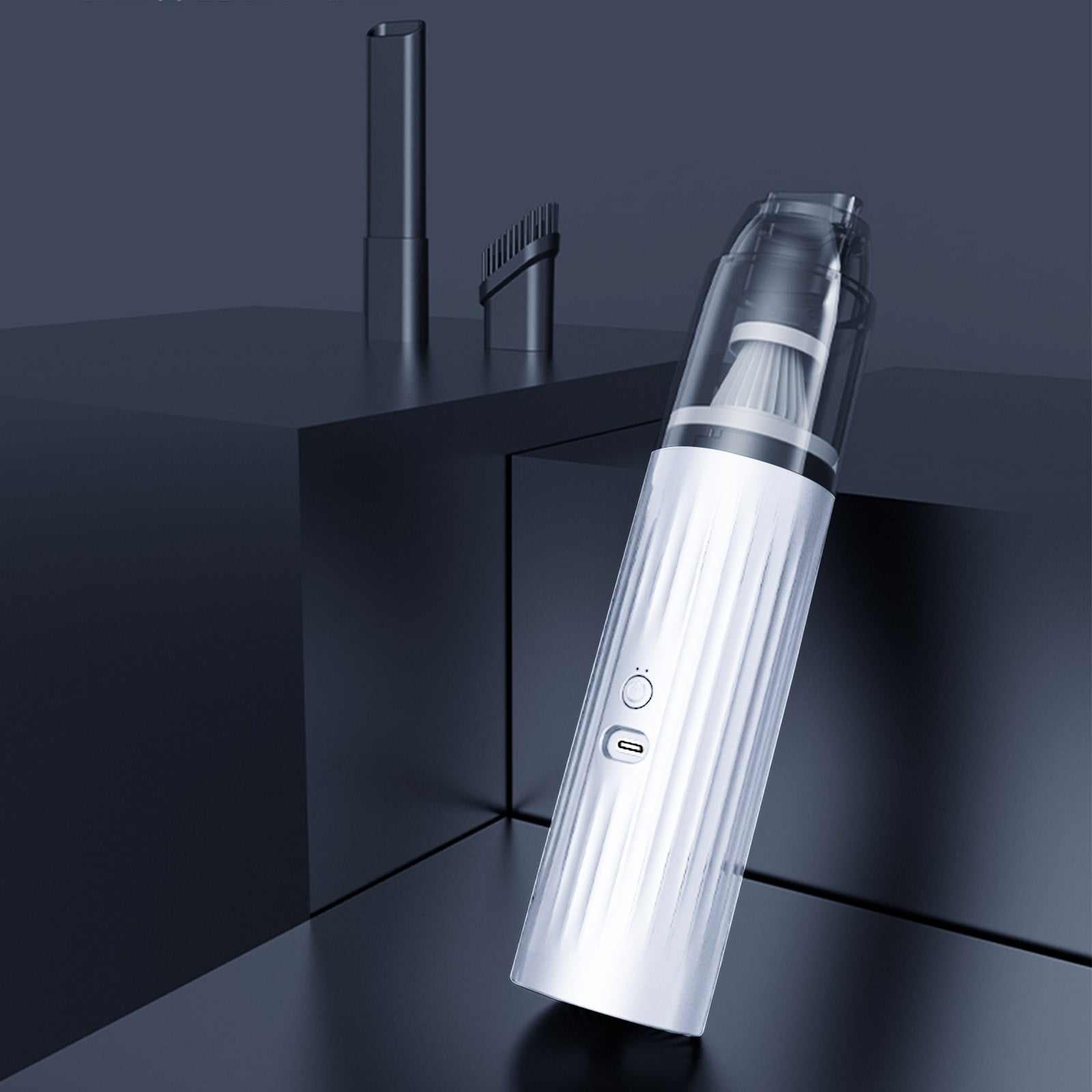 Portable Handheld Vacuum, Wireless Cordless Vacuum, 2000mAh Battery ...