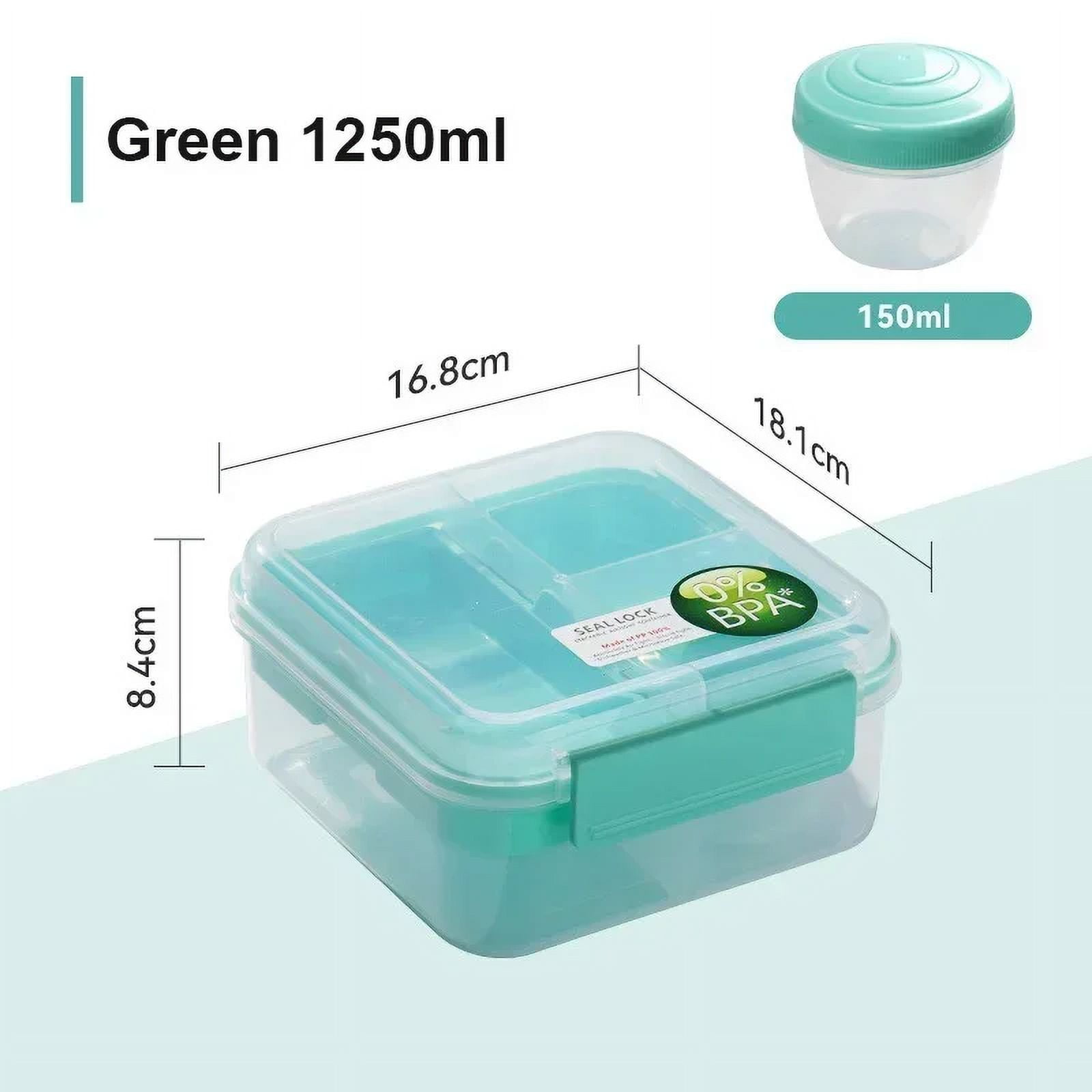 Portable Handle Design Double Layer Lunch Box Compartment Bento Boxes ...