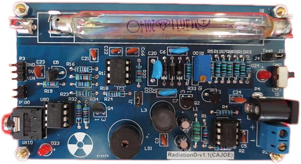 Portable Handle Geiger Counter 0.01 μSv/h DIY Kit Nuclear Radiation ...