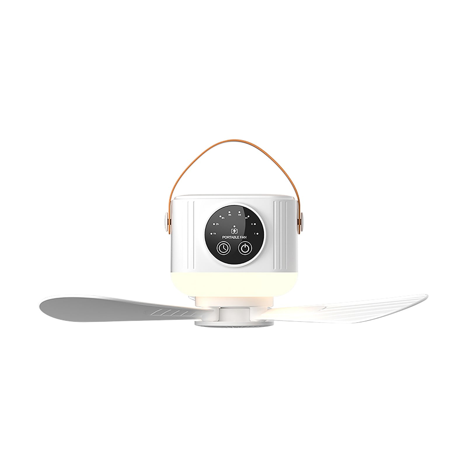 Portable Hanging Fan with LED Light & Mosquito Repellent - 7200mAh ...
